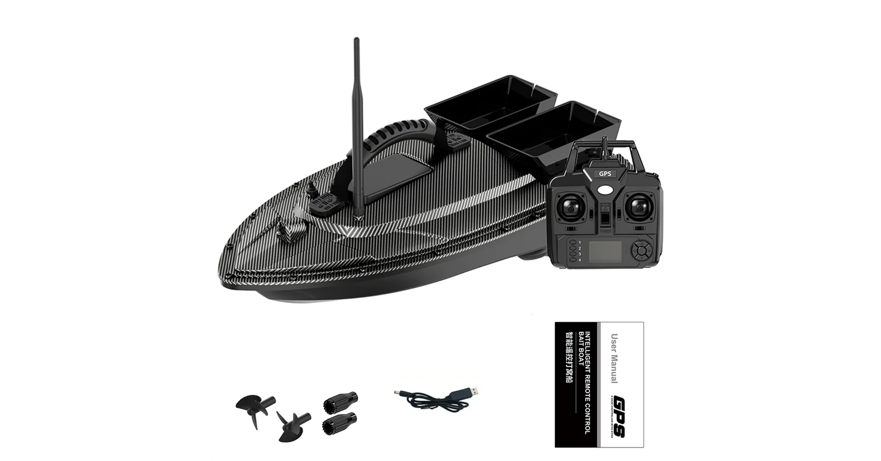 Flytec V070 GPS Etetőhajó | 40 Pont Automata Visszatérés